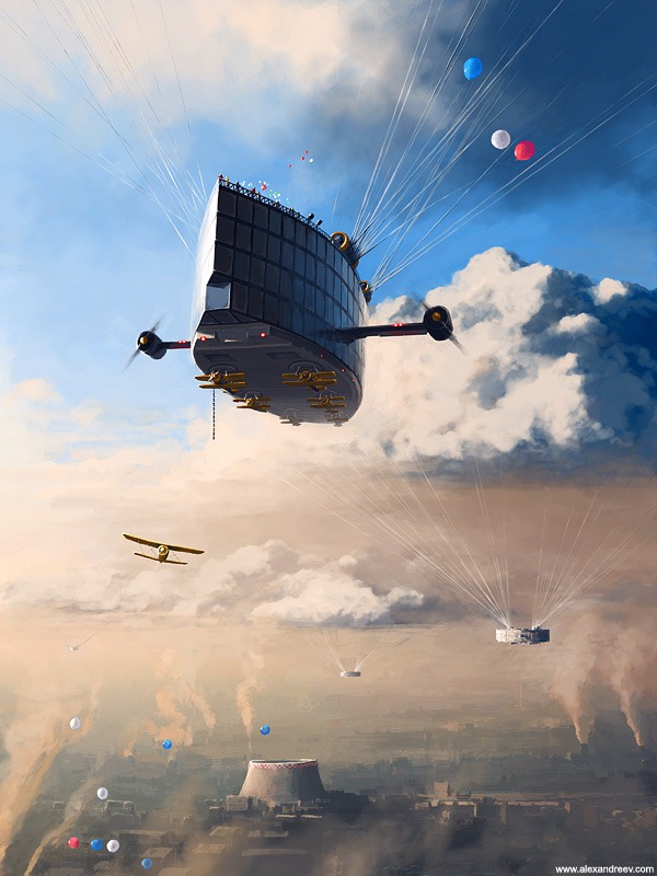 Alex Andreyev’s Surrealistic Paintings | Amusing Planet
